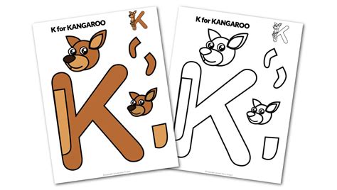 Letter K Craft Printable Printable Free Templates