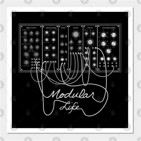 Modular Synthesizer Player Wall Art Print Analog Synthesizer Modular Synthesizer Player Wall Art Print Analog Synthesizer