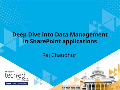 Deep Dive Data Management Sharepoint Appsppt