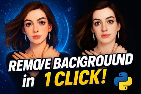 🧠 Remove Image Background Using Python In Seconds No Photoshop Needed
