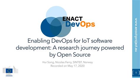 Enabling Devops For Iot Software Development Powered By Open Source