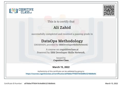 PDF Cognitive Class AI DataOps Methodology
