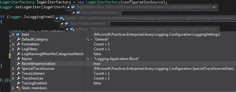 C Enterprise Library Logging Isnt Log On Sql Stack Overflow