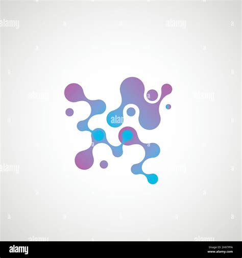 Abstract Molecule Vector Design Template Stock Vector Image And Art Alamy