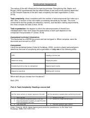 The Impact Of Task Complexity And Organization On Skill Learning Course Hero