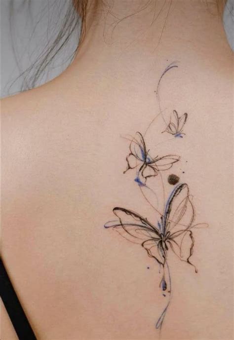 Spine Tattoos For Women Butterfly Tattoo Designs For The Back Tattoo