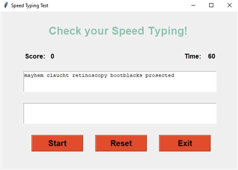 Github Michal Grzegorzek Speed Typing Test