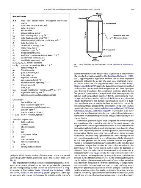 Solution 2012 145 Optimization Strategy For Long Term Catalyst Deactivation In A Fixed Bed