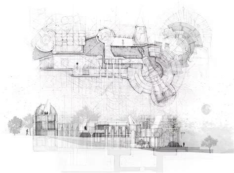 Hand Drawn Architectural Drawings