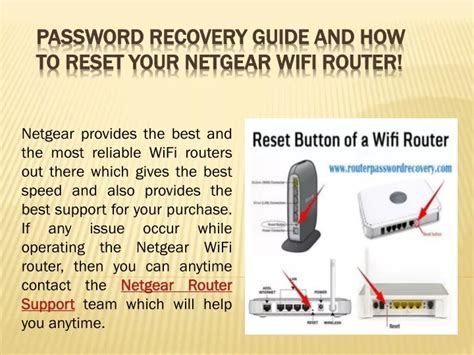 Ppt Password Recovery Guide And How To Reset Your Netgear Wifi Router Powerpoint Presentation