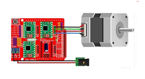 【花雕学编程】arduino动手做（224） Cnc Shield的6个小实验 Df创客社区