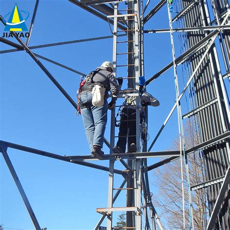 Professional Drawing Triangular Radio Lattice Locking Antenna Radome Material Telecom Tower