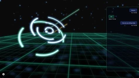 Outrun Style Visualizer For Voice Assistant Routrun