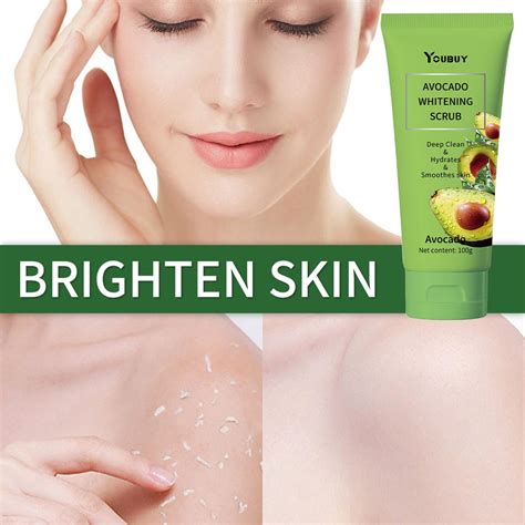 Taylonsss Clearance Facial Cleansing Scrub Avocados Deodorant Facial Pores Carefully Moisturize