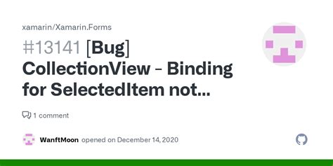 Bug Collectionview Binding For Selecteditem Not Working On Ios