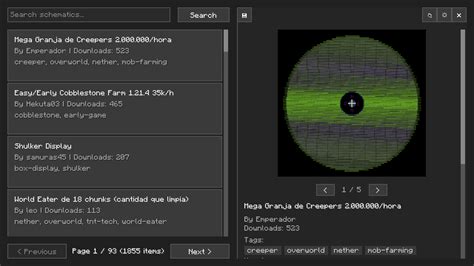 Litematic Downloader Minecraft Mods Curseforge