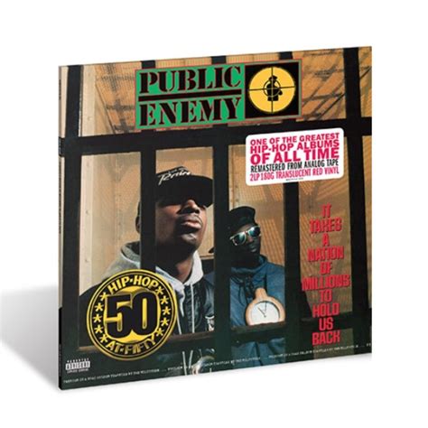 Public Enemy It Takes A Nation Of Millions To Hold Us Back Red Lp Vinceron