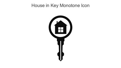 House In Key Monotone Icon In Powerpoint Pptx Png And Editable Eps Format PPT Template