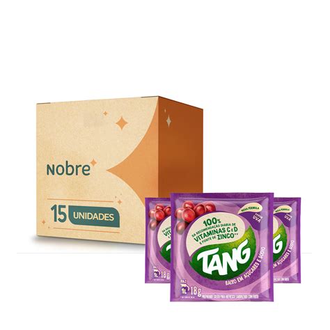 Pó Para Refresco De Uva Pack Tang 18g Faz 1 Litro