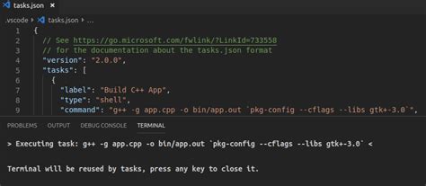 missing command substitution in args from tasks json · issue 68587 · microsoft vscode · github