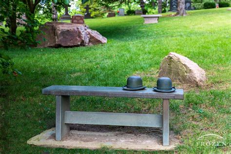 Wright Brothers Bench Woodland Cemetery And Arboretum