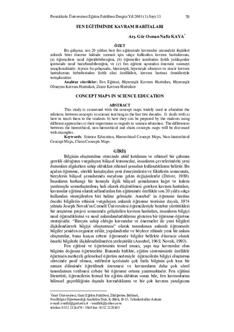 Pdf Concept Maps In Science Education