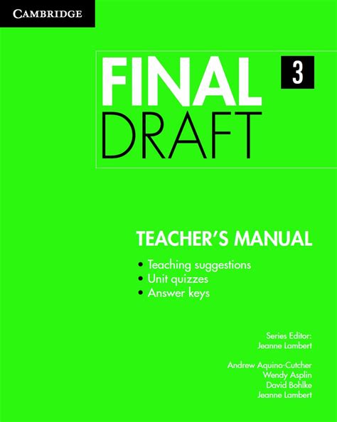 Pdf Final Draft 3 Teachers Manual Jeanne Lambert Andrew Aquino Cutcher Wendy Asplin David