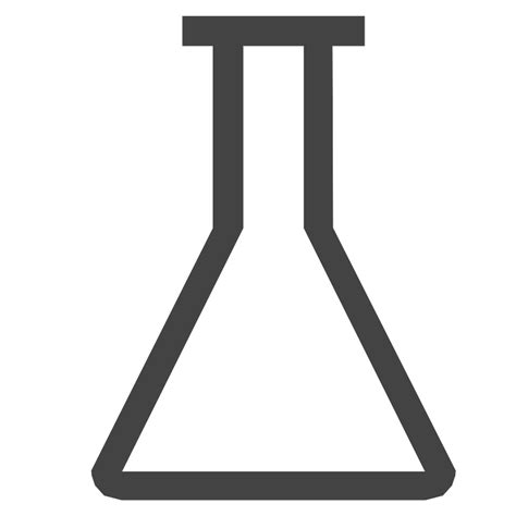 test tube empty vector svg icon svg repo