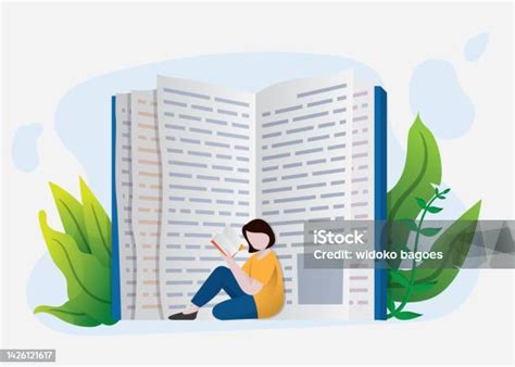 책을 읽는 사람들 아이콘 일러스트 레이 션 템플릿 책을 읽는 아이들 국제 문맹 퇴치의 날 책에 대한 스톡 벡터 아트 및 기타 이미지 Istock