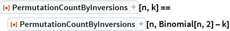 PermutationCountByInversions Wolfram Function Repository