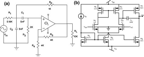 A Second Order Sallenkey Band Pass Filter Circuit B Circuit Of