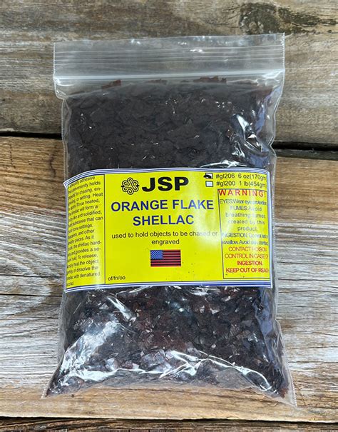 12227 Orange Flake Shellac 6oz By Fdjtool Fdj Tool