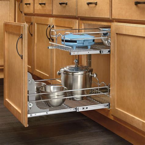 Rev A Shelf 5wb2 1822 Cr Double Pullout Wire Basket Instruction Manual