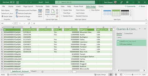 Use The Connect Server To Access Invoiced Data In Microsoft Power Pivot