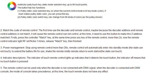 Rgb Dmx Decoder Led Controller Dmx512 Controle Console Rf Remote