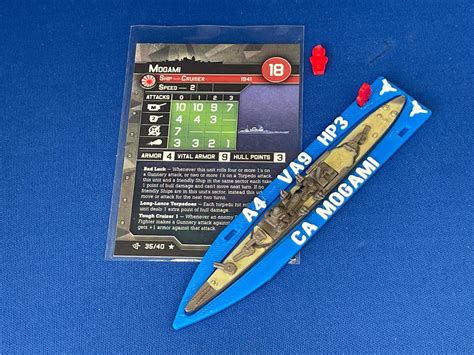 War At Sea Ijn Mogami Ship Base Game Aid By The Fun Kingdom Wargaming3d