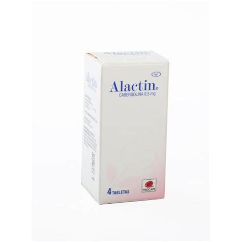 Alactin Cabergolina 05 Mg Procaps Caja X 4 Tabletas