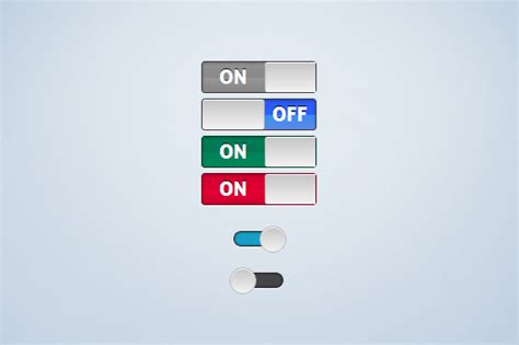 Switch Button Css Spegel Med Belysning