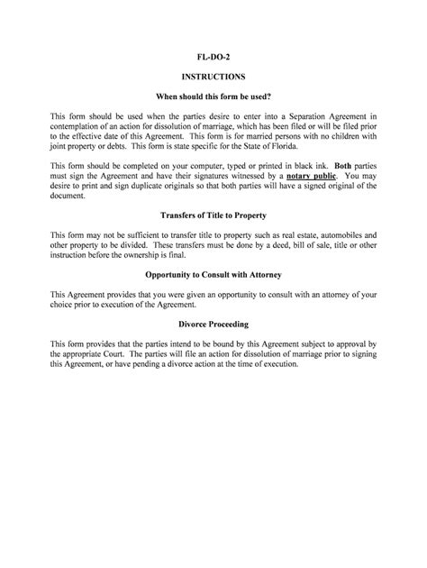 Fl Do 2 Form Fill Out And Sign Printable Pdf Template Airslate Signnow