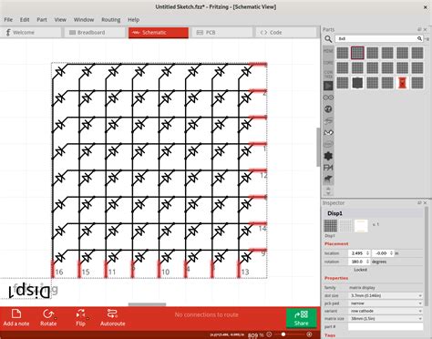 Internal Part Schematic Pin Number Rotation And Movement · Issue 3641 · Fritzingfritzing App