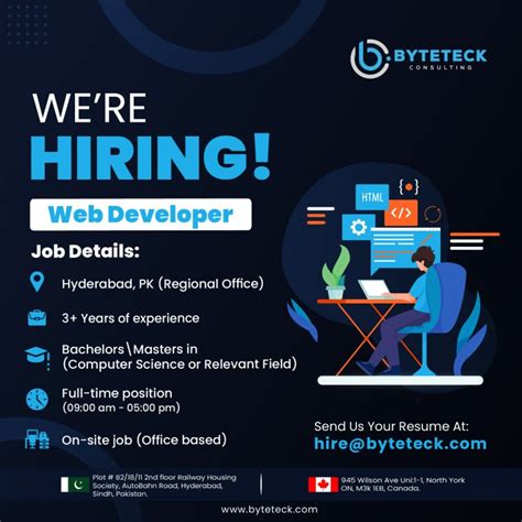 adeel ahmed on linkedin webdeveloper apllynow byteteckconsulting