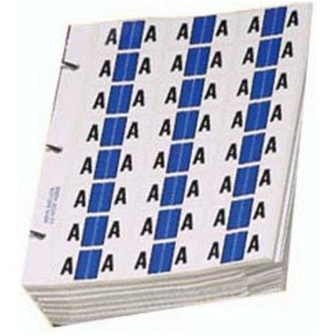 Jeter Series 25002800 Alpha Labels