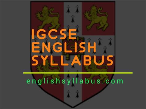 Igcse English Syllabus 2024 Download Pdf Now English Syllabus Guru