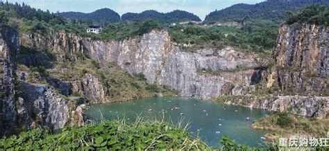 重庆的小《马尔代夫》巴南天堂坝矿坑打望 游山玩水 重庆购物狂