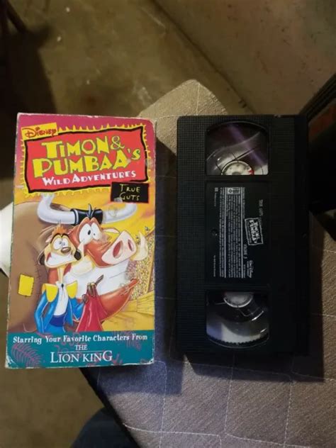 Timon And Pumbaas Wild Adventures True Guts Vhs 1996 Disney £9