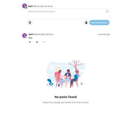 Remove No Posts Found After Creating New Post Issue Nextcloud Social GitHub