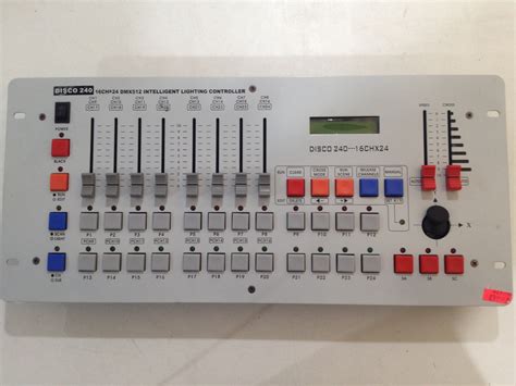 เครื่องคุมไฟพาร์ Dmx 512 Disco 240 16chx24 Computer Lamp Table Controller Th