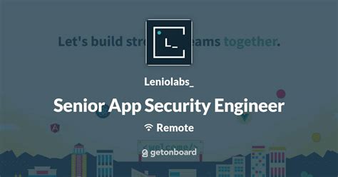 Senior App Security Engineer At Improving South America Remote Work From Home Get On Board
