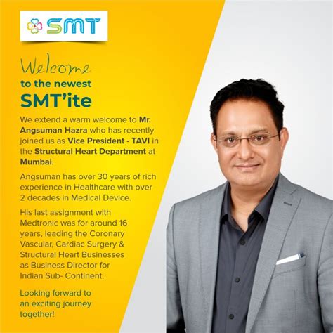 Sahajanand Medical Technologies On Linkedin Welcome Angsuman Hazra 166 Comments