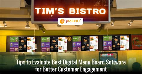 Tips To Evaluate Best Digital Menu Board Software For Better Customer Engagement